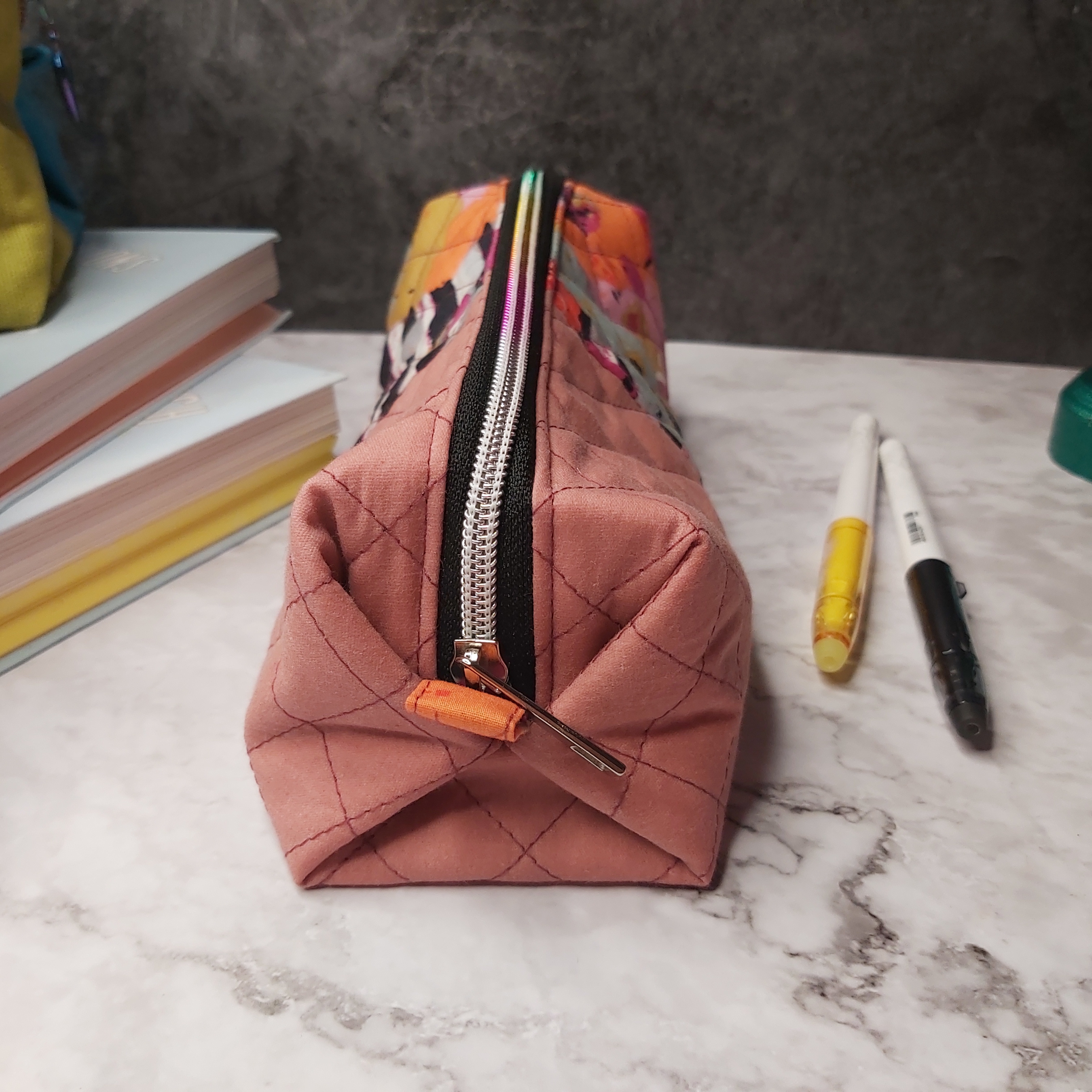 How to draft a pleated boxy pouch with a zipper in any size – Allsewpetite