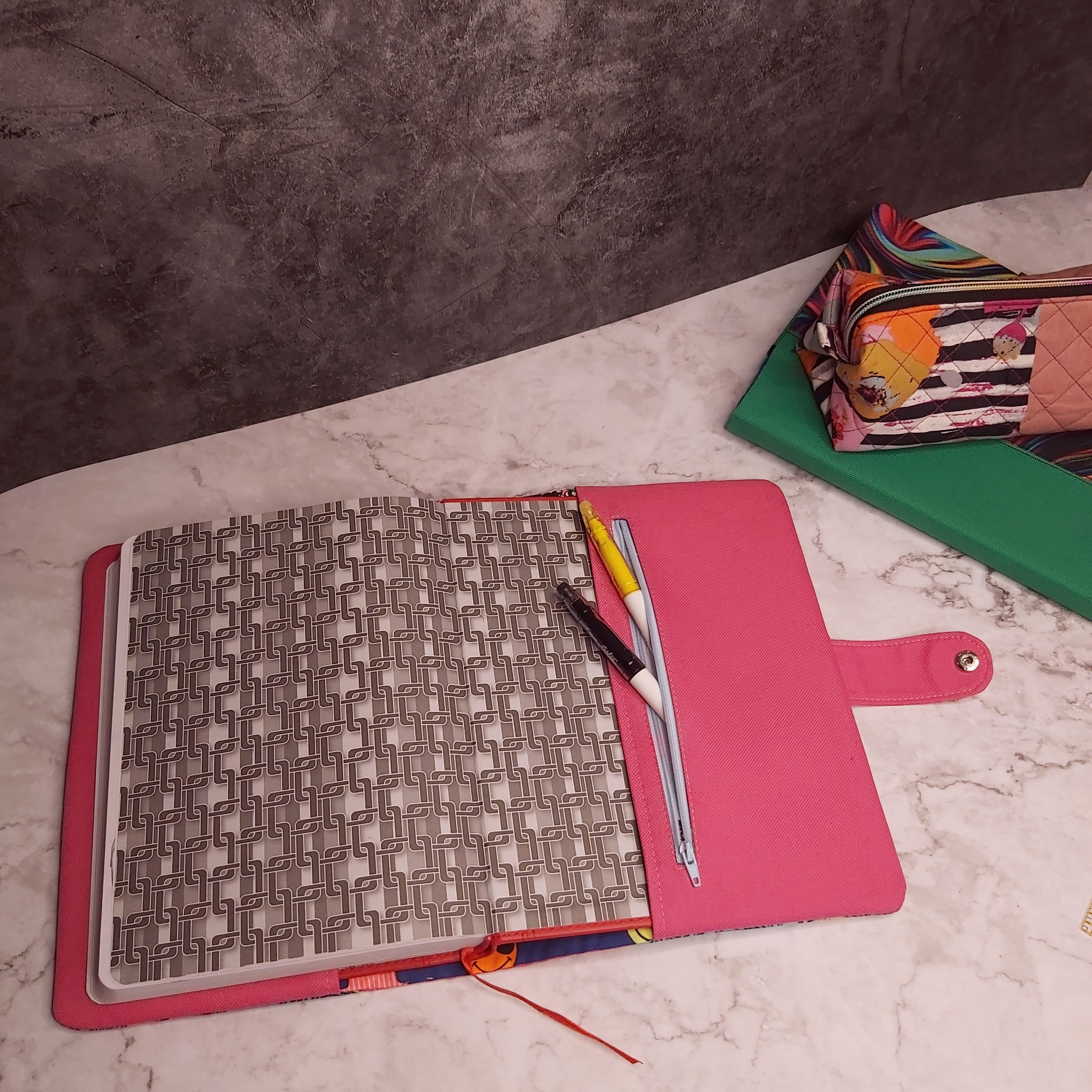 How to draft a notebook or journal cover in any size – Allsewpetite