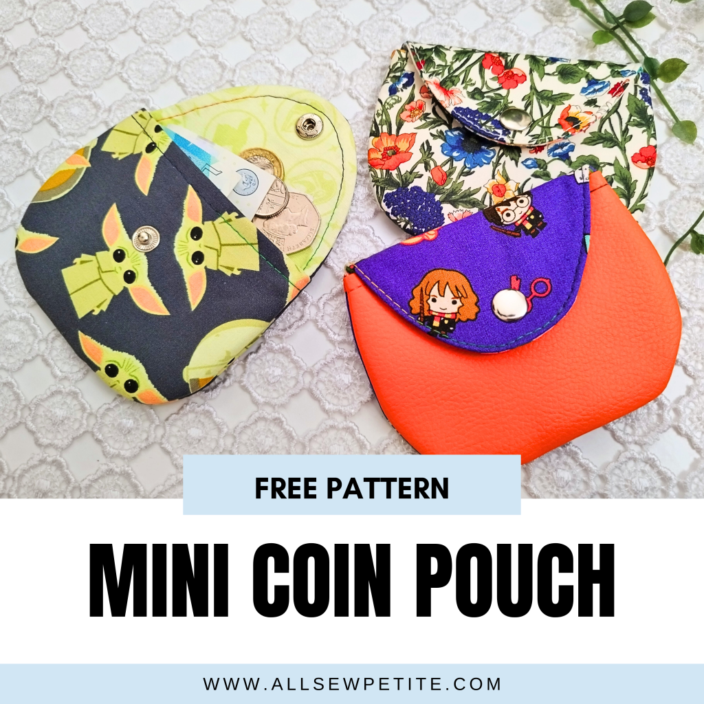Mini Coin Pouch - Free Sewing Pattern - allsewpetite