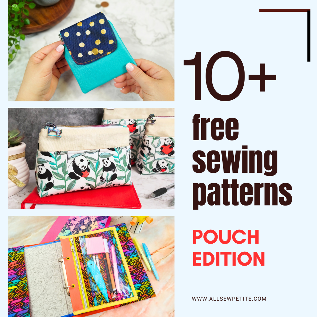 10+ Free Sewing Patterns – Pouch Edition - allsewpetite